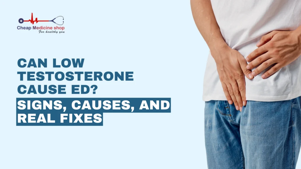 Can Low Testosterone Cause ED? Signs, Causes, and Real Fixes