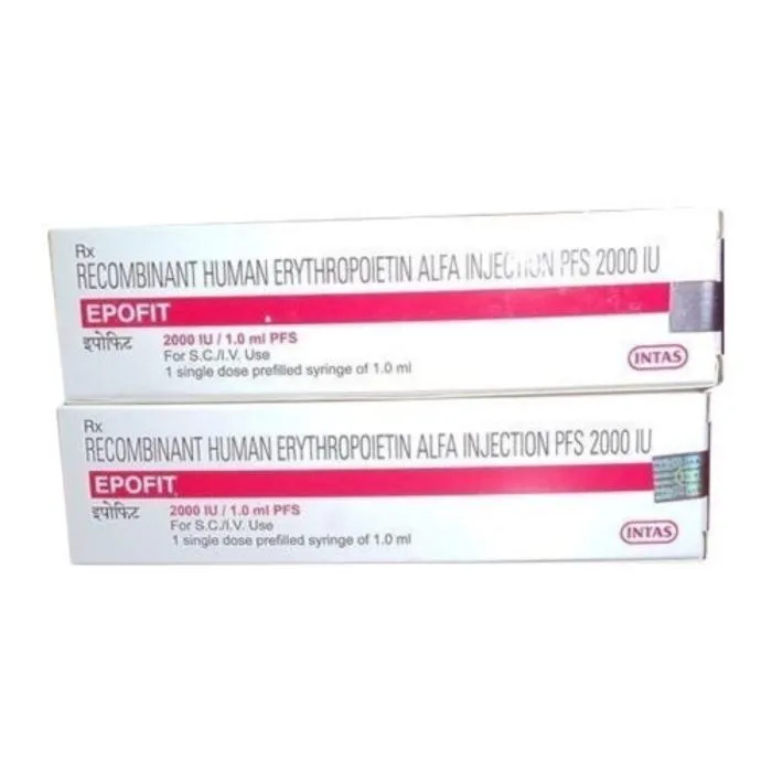 Epofit 2000 IU Injection | Epoetin Alfa | Procrit | Uses