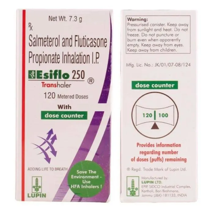 Esiflo HFA Transhaler | Salmeterol + Fluticasone Propionate | Serevent