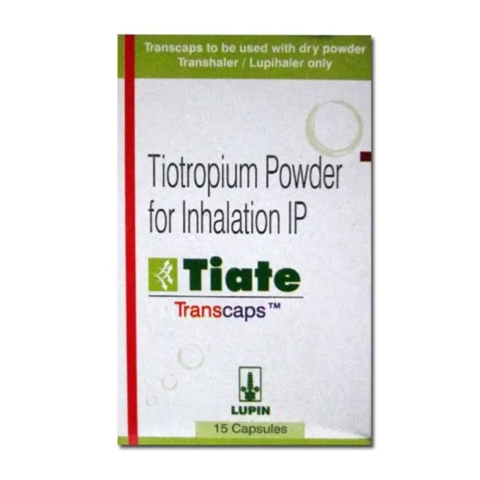 Tiate 9 Mcg Transcaps | Tiotropium | Spiriva | Dosage | Precaution